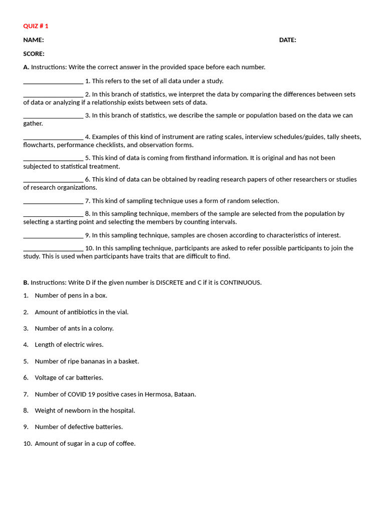 Quiz G7 | PDF