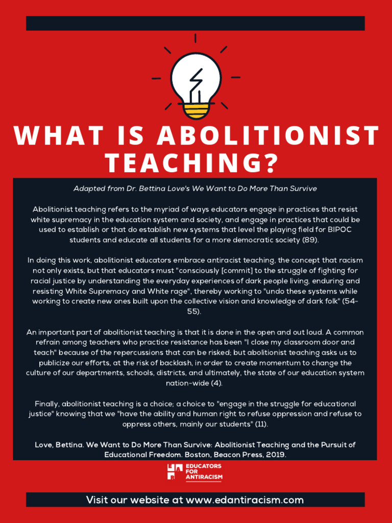 Understanding Abolitionist Teaching | PDF