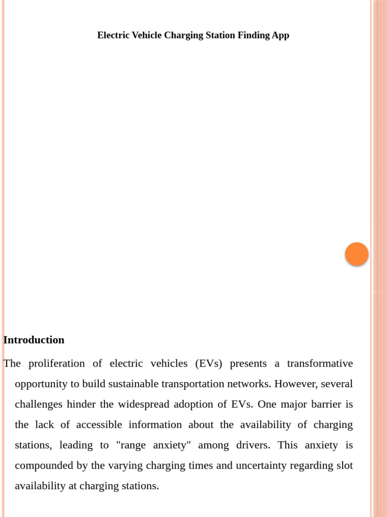 Electric Vehicle Charging | PDF | Mobile App | Databases