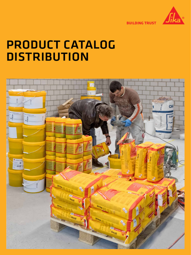 Sika Product Catalogue 2025 | PDF | Concrete | Civil Engineering