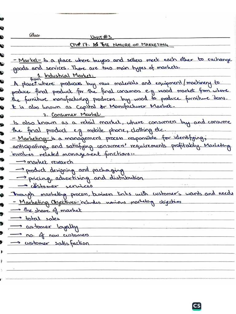 Business As Unit 3 Marketing | PDF