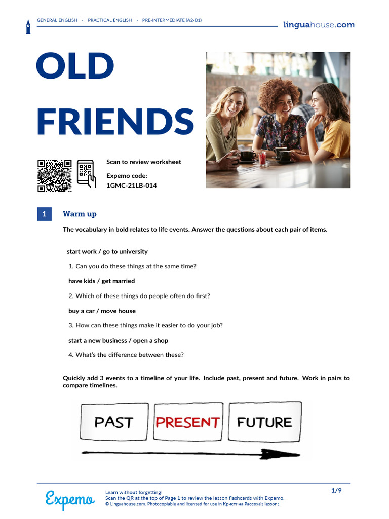Practical English: Reconnecting with Old Friends | PDF | Linguistics