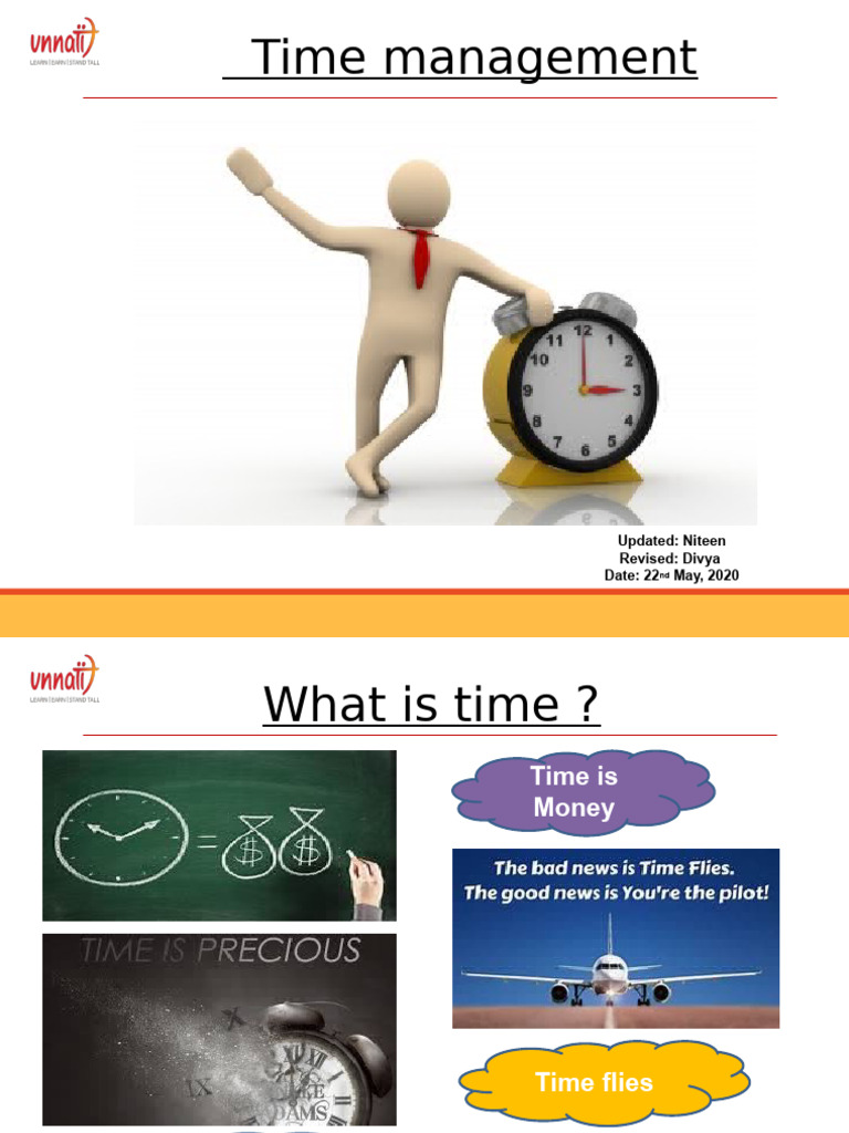 Time Management (Aug 2020) - E | PDF | Time Management | Professional ...