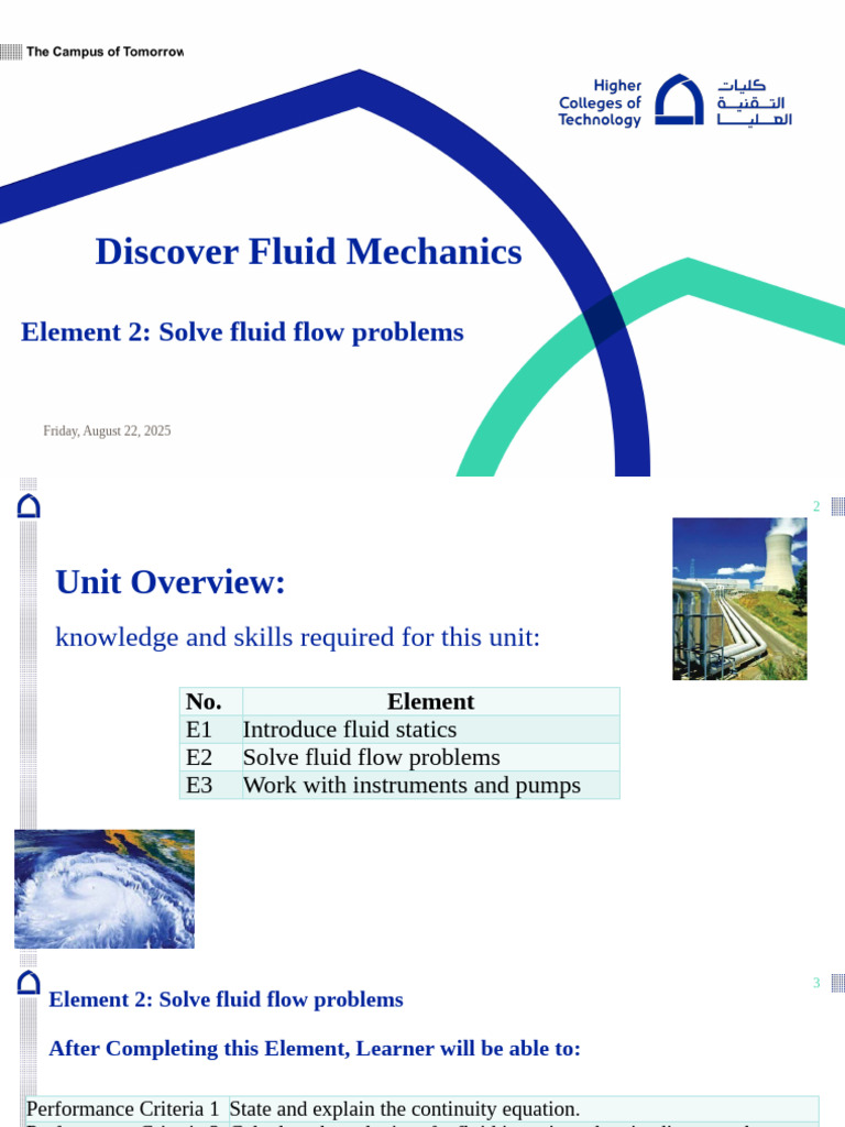 Discover Fluid Mechanics - Element 2 - 202420 (Autosaved) | PDF | Fluid ...