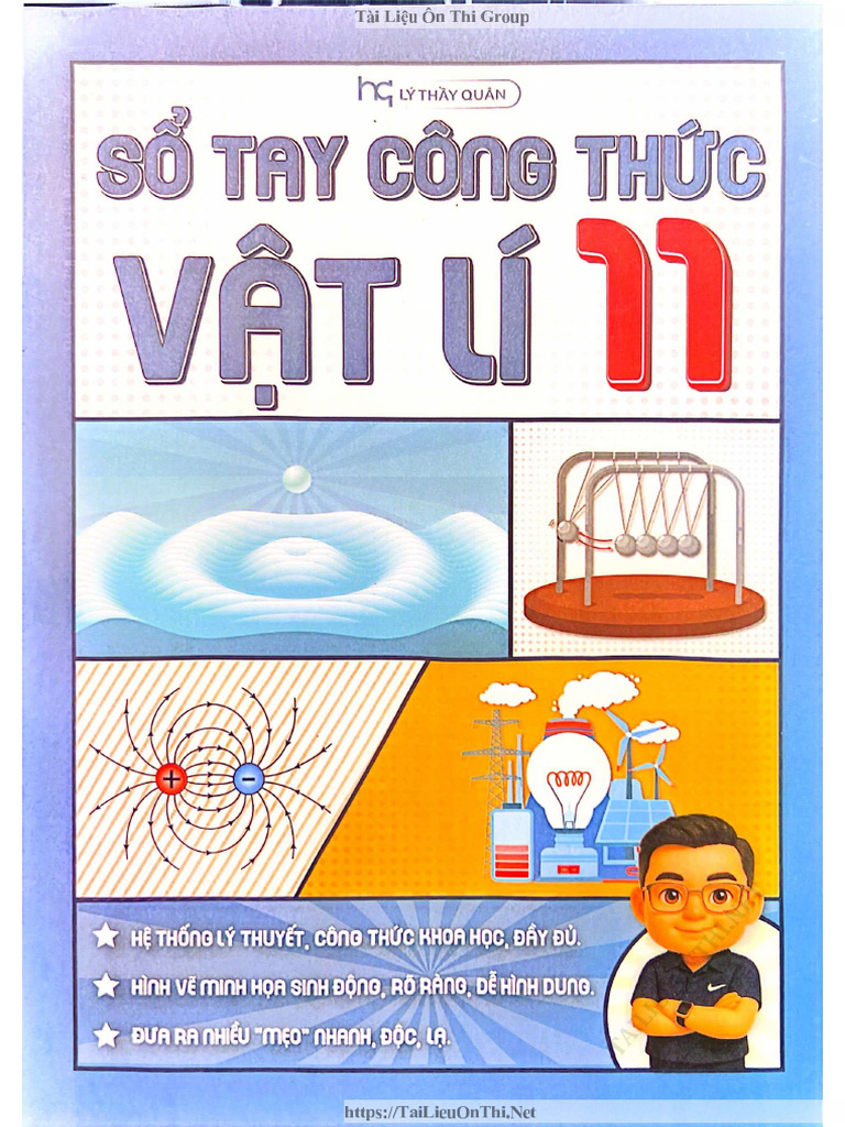Sổ Tay Công Thức Vật Lí 11-Thầy Quân | PDF