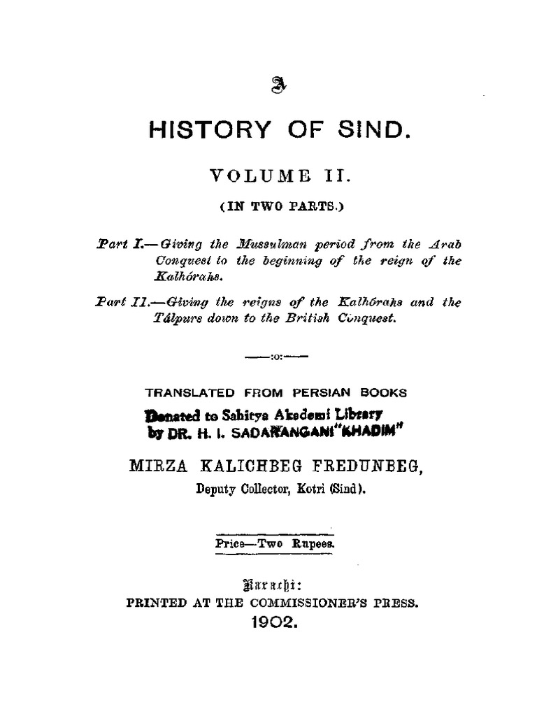 History of Sind (1) | PDF | Caliphate | Sindh