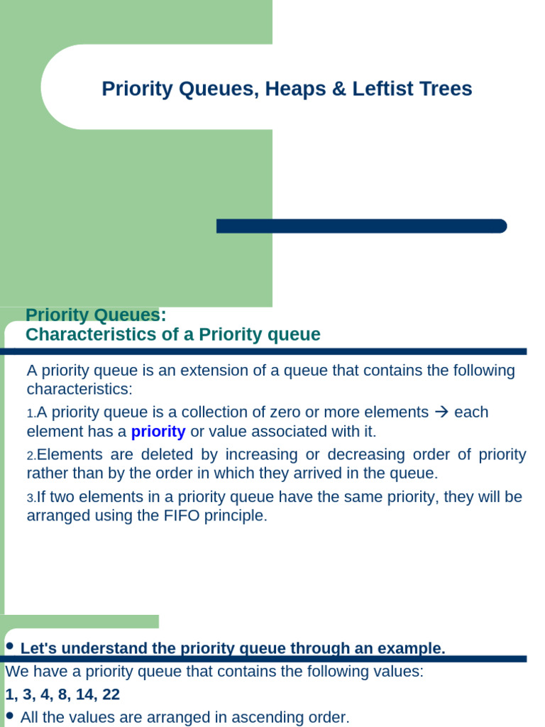 Priority Q Heaps Leftist Tree | PDF | Algorithms And Data Structures
