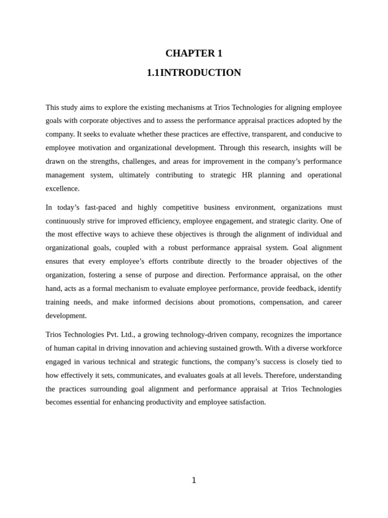 CHAPTER 1 J2 J3 (AutoRecovered) | PDF | Performance Appraisal | Goal ...