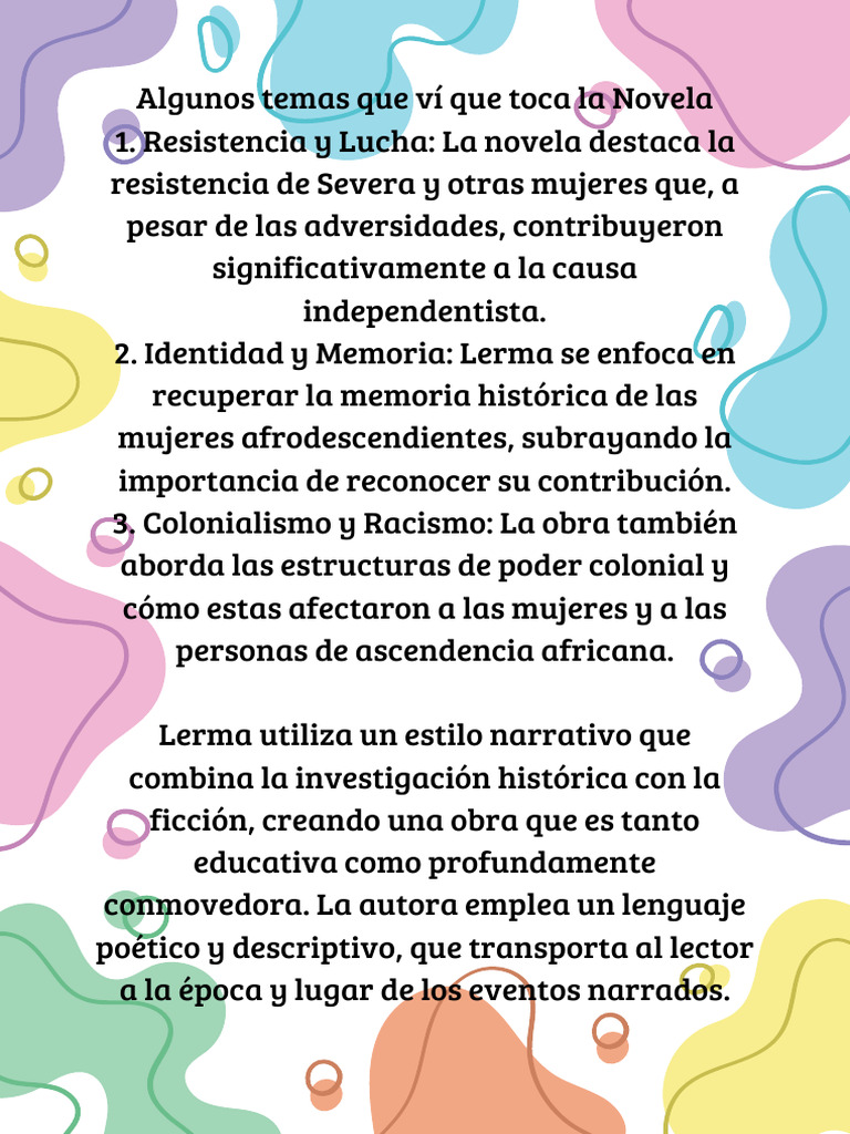 Documento A4 Formas Curvas Hoja de Papel Multicolor - 20250822 - 094408 - 0000 | PDF | Novelas ...