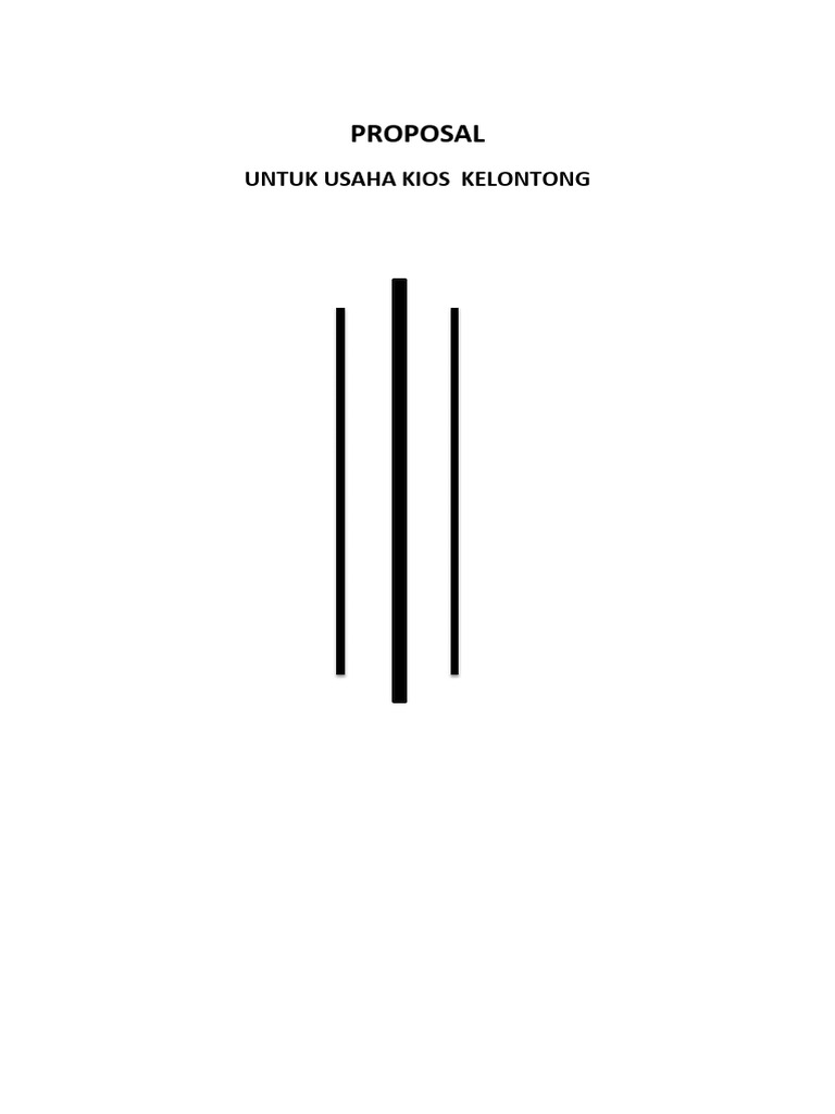 Proposal Usaha Melinda Holombau | PDF