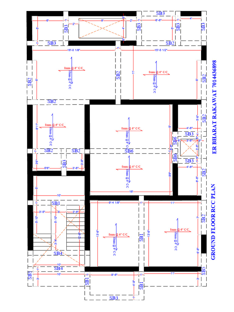 Ground Floor RCC Plan-17 | PDF
