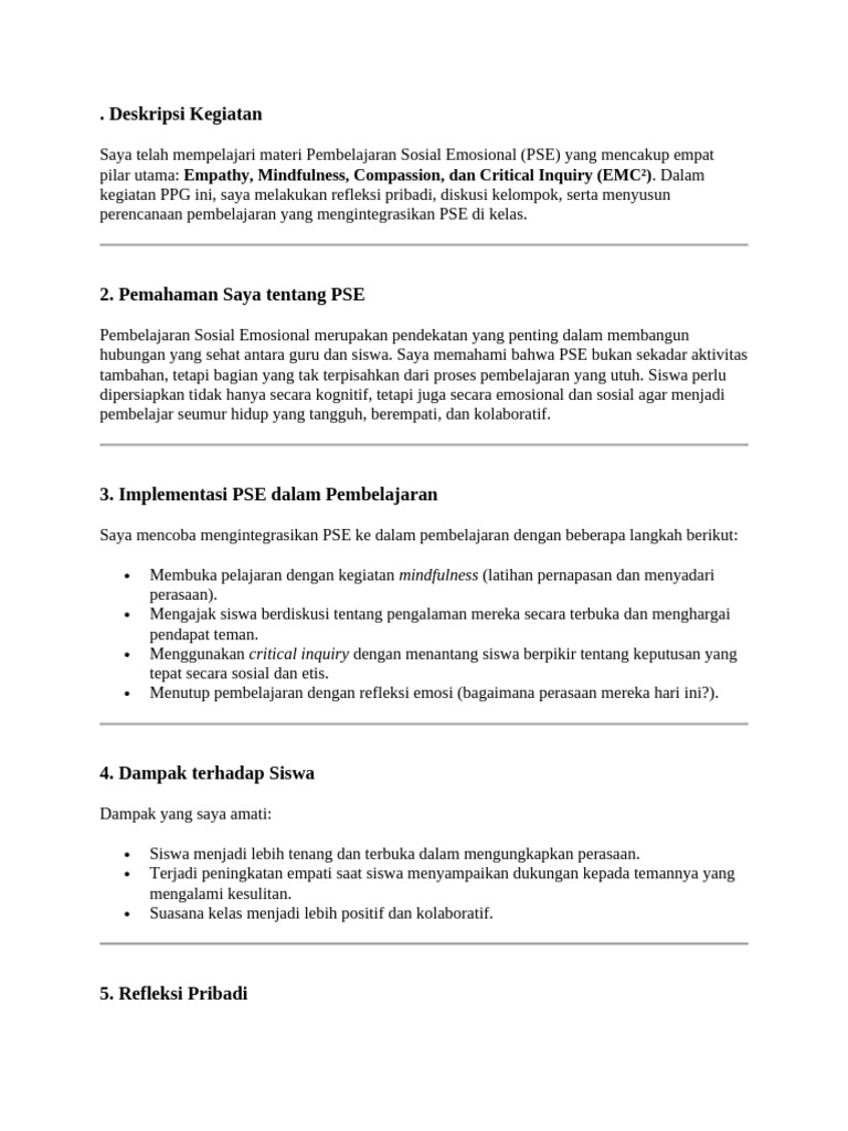 Refksi Modul Pse | PDF