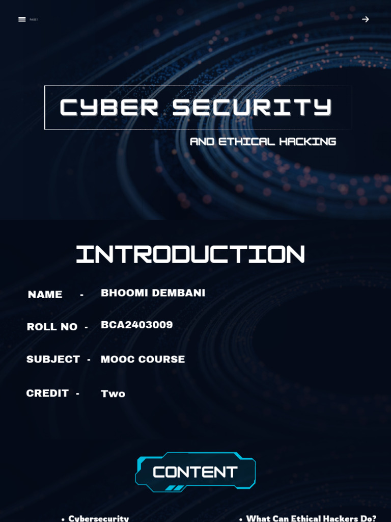 Cybersecurity & Ethical Hacking | PDF | Security | Computer Security