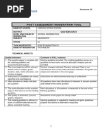 Pre-Moderation Tool Annexure J1 | PDF | Cognition