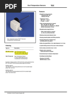 Thermistor Temperature Sensors Data Sheet | PDF | Duct (Flow) | Screw