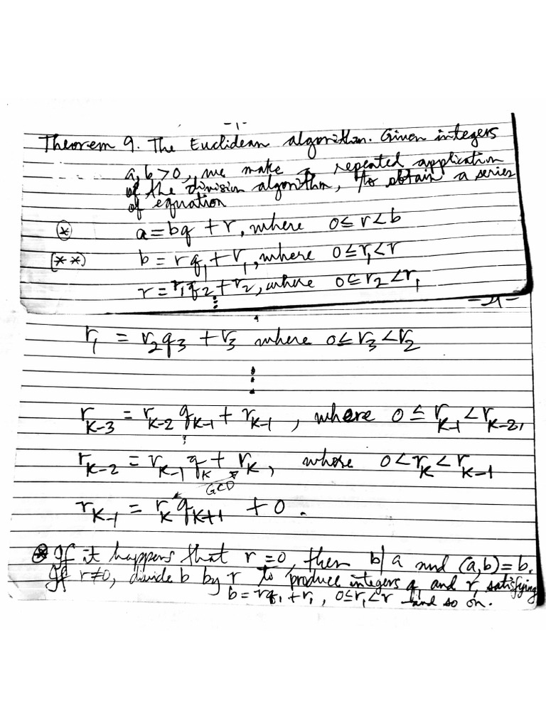 Module 4 Euclidean Algorithm & LCM | PDF