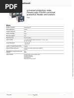 Easergy P3 Protection Relays - P3U30 | PDF | Relay | Power Supply