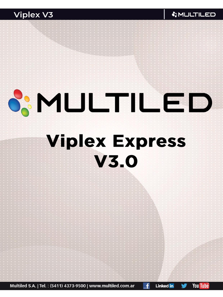 Manual de Uso Viplex V3 | PDF | Informática | Software