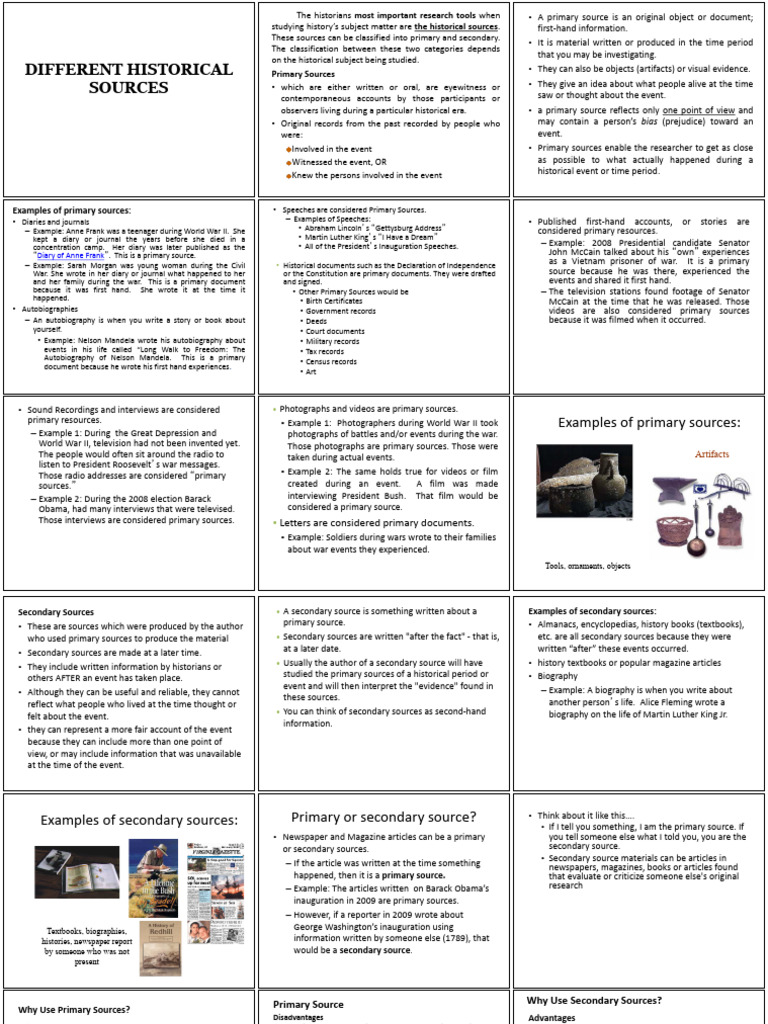 Understanding Historical Sources | PDF | Primary Sources | Knowledge