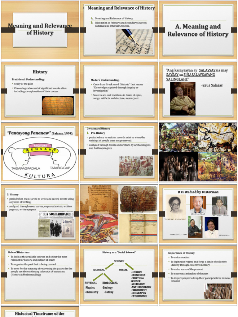 P2 Meaning and Relevance of History | PDF | Liberal Arts Education ...