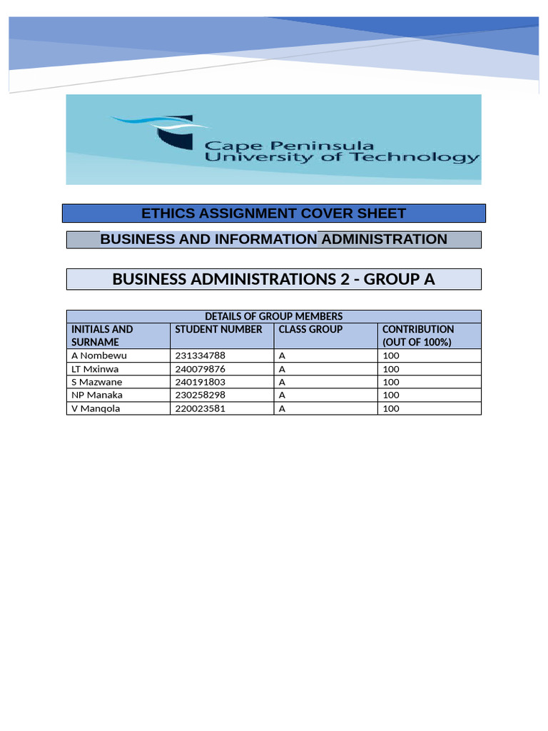 Ethics in Business: Integrity and Accountability | PDF | Integrity