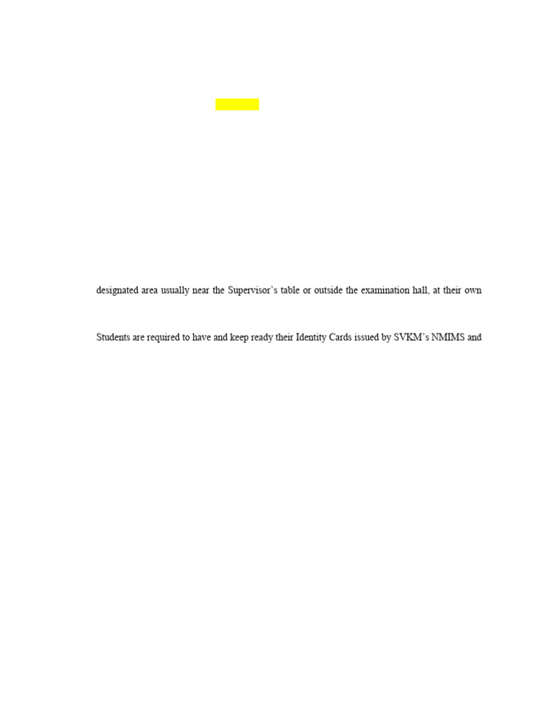 TEE Examination Instructions for Students | PDF