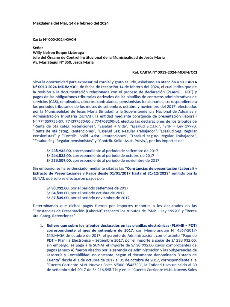 DESCARGO CGR | PDF | Bancos | Dinero