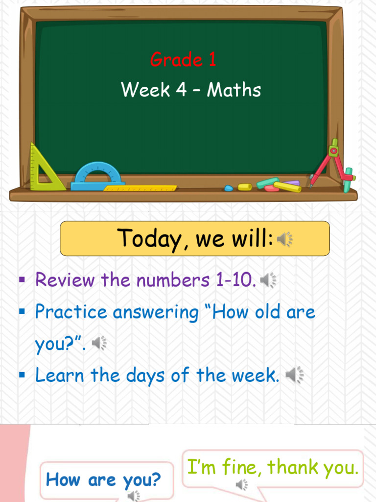 Week 4 - Maths - Lesson Recap (Printable) - Nội Dung Bài Học - File In ...