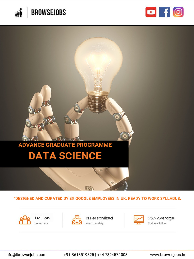 Data Science Syllabus PDF | PDF | Deep Learning | Machine Learning
