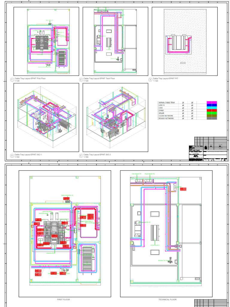 EPWT Cable Tray Layout and Specs | PDF | Transport | Mechanical Engineering