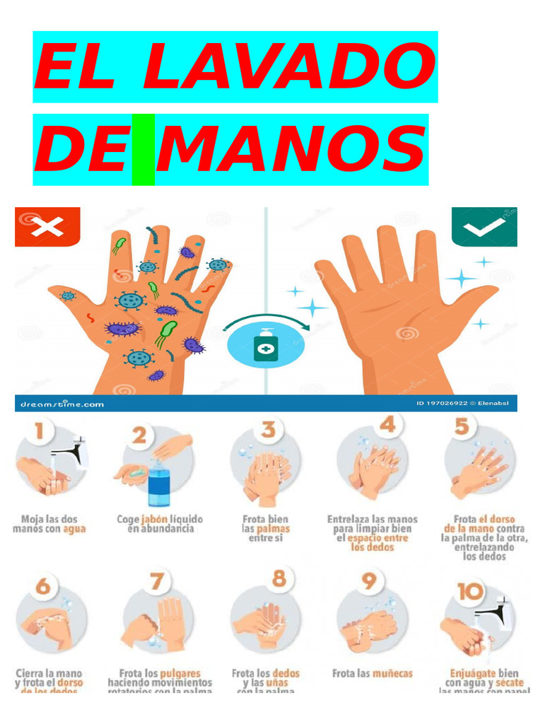 Pasos para el Lavado de Manos Infantil | PDF