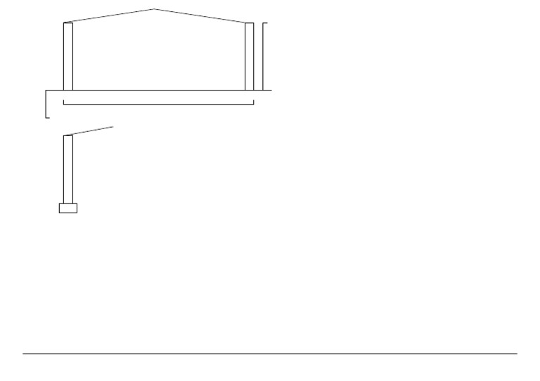 Entry Gate Structural Drawing A3 | PDF