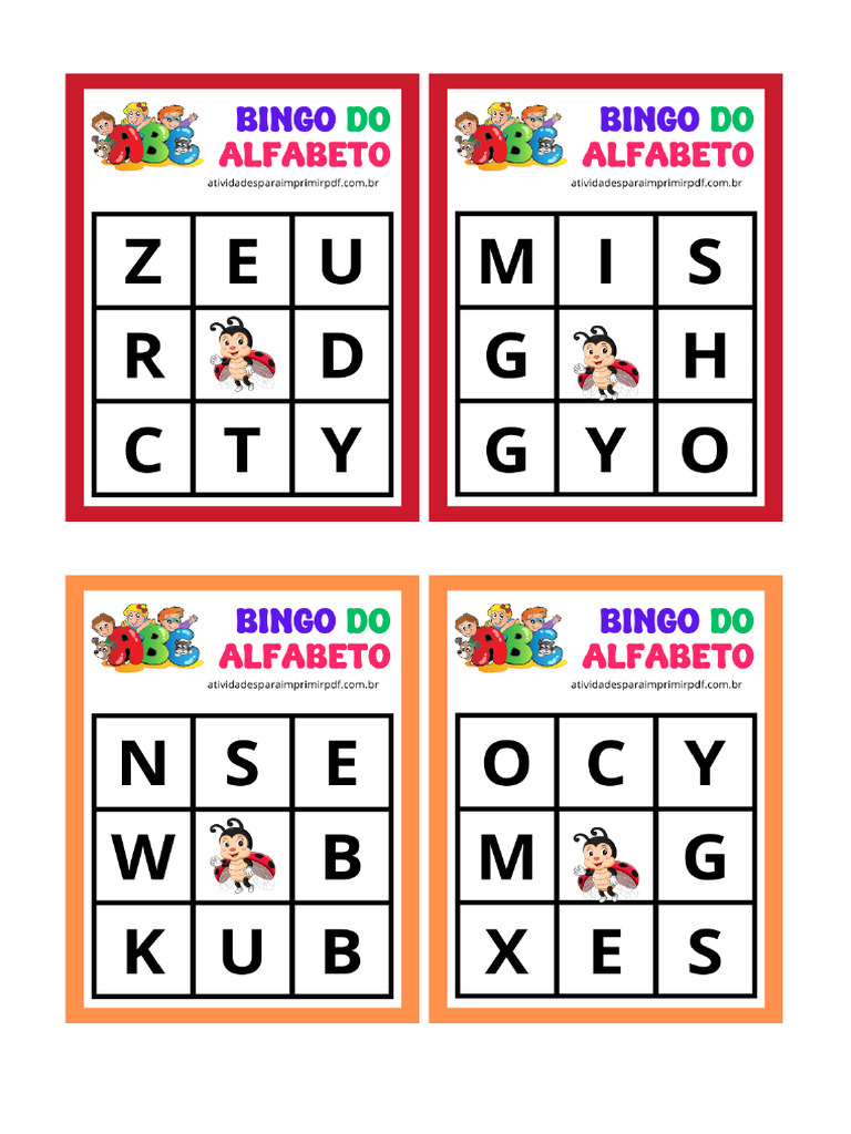Bingo Alf Palavras | PDF