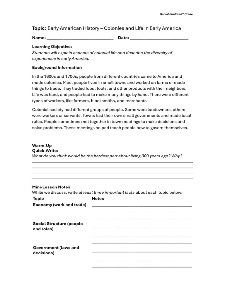 Early American History 8th | PDF | Economies