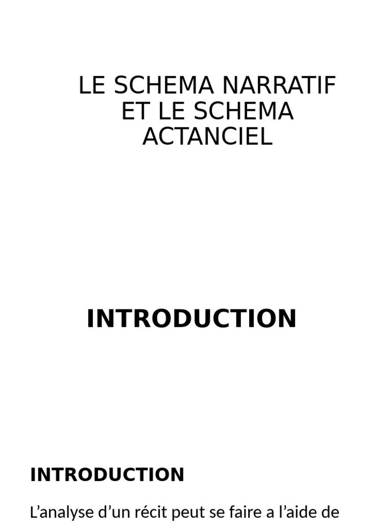 Le Schema Narratif Et Le Schema Actanciel - 084242 | PDF | Le Petit Chaperon rouge