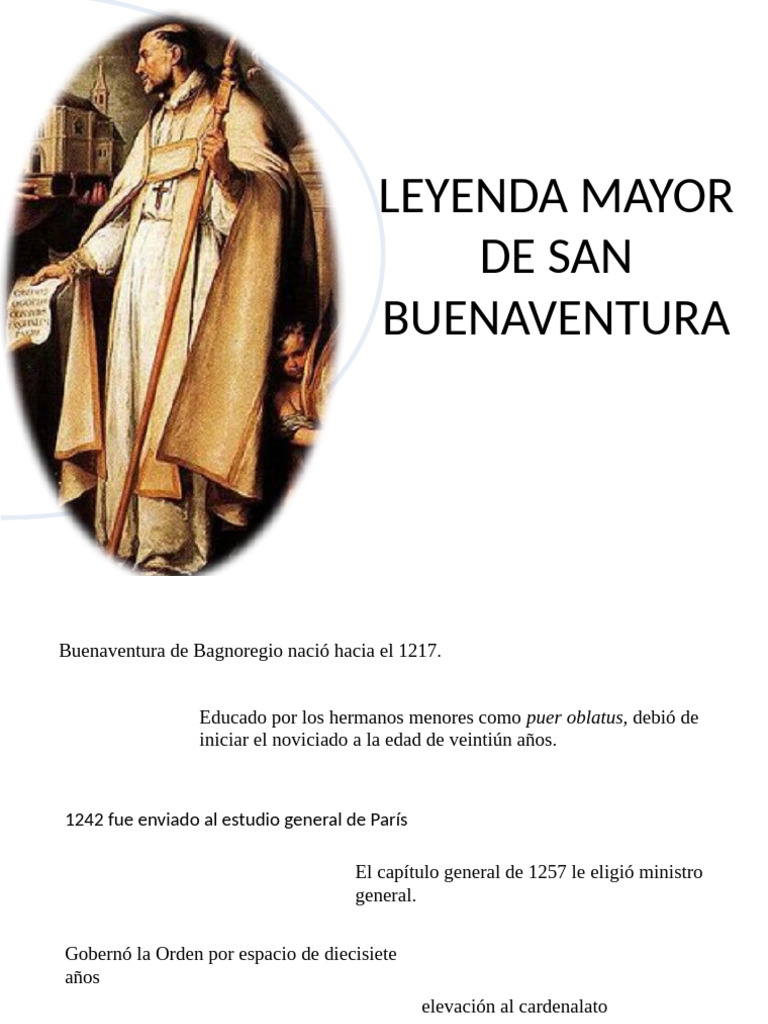 Leyenda Mayor | PDF | Francisco de Asís