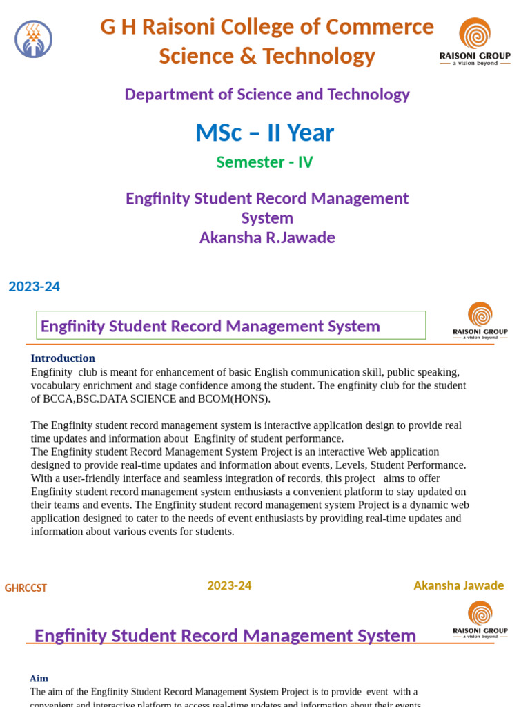 Egnify Students Record Management System | PDF | Operating System | Computing Platforms