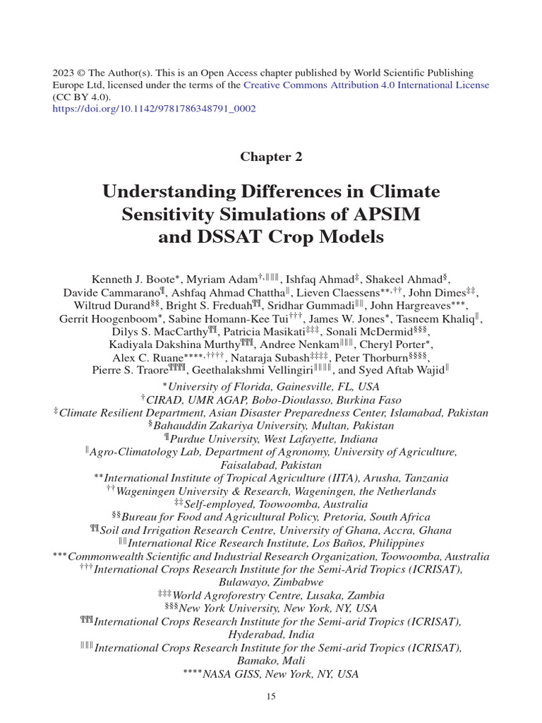 Boote Et Al 2021 Understanding Differences in Climate Sensitivity ...