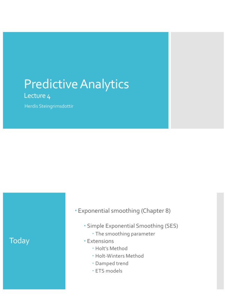 Lecture5 25 | PDF | Forecasting | Applied Mathematics