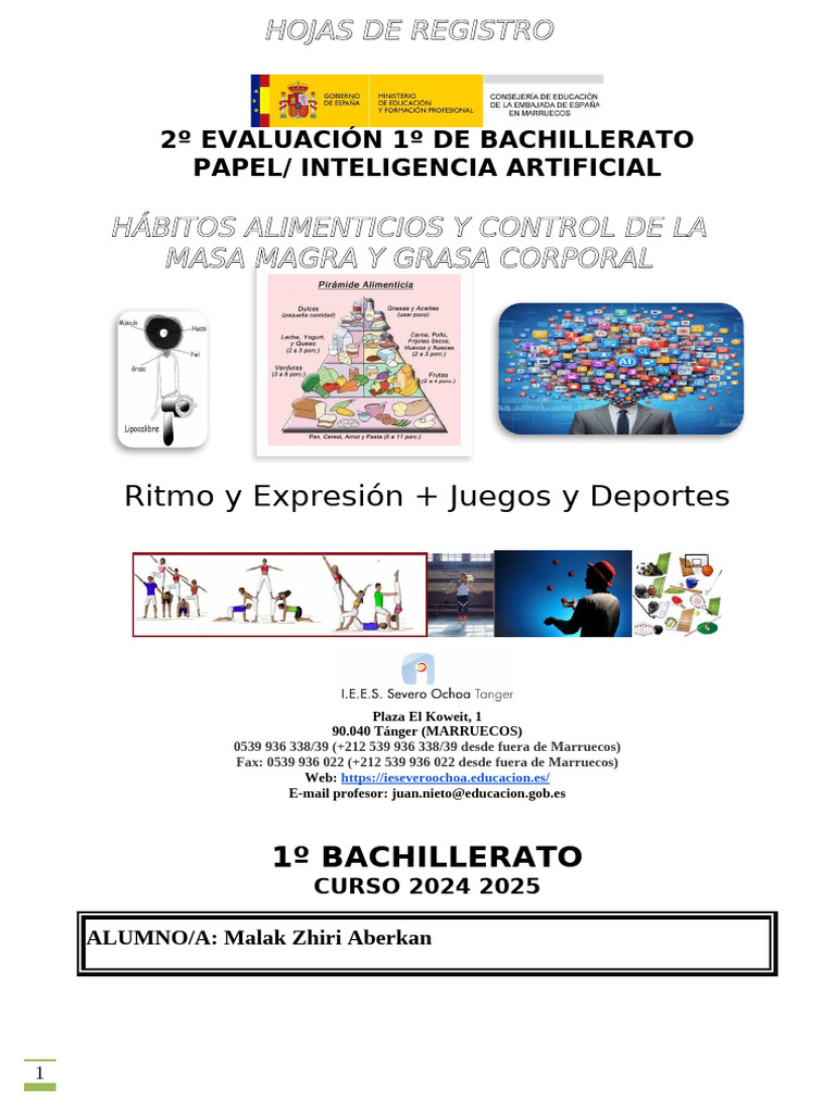 2 HR Nutrición 2º EVAL 2025 | PDF | Obesidad