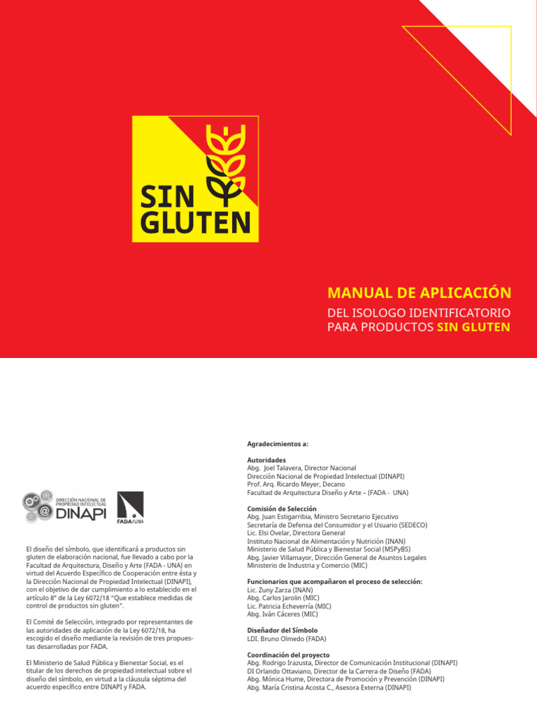 Manual del Símbolo Sin Gluten | PDF | Enfermedad celíaca | Color
