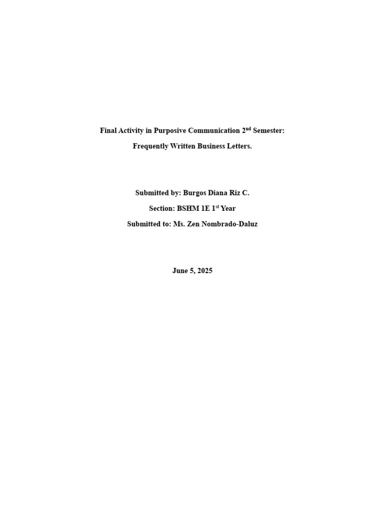 Business Letter Samples for Students | PDF | Receipt | Apple Inc.