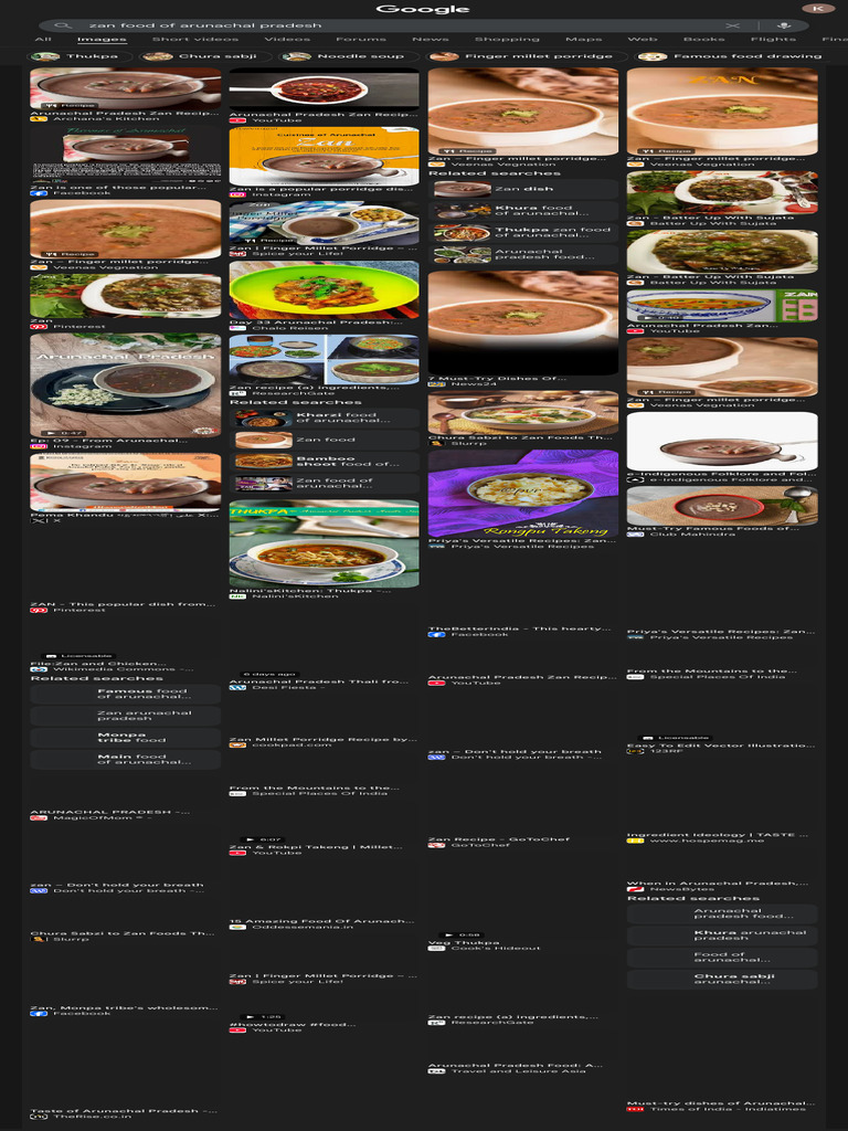 Zan Food of Arunachal Pradesh - Google Search | PDF | Cooking | Cuisine