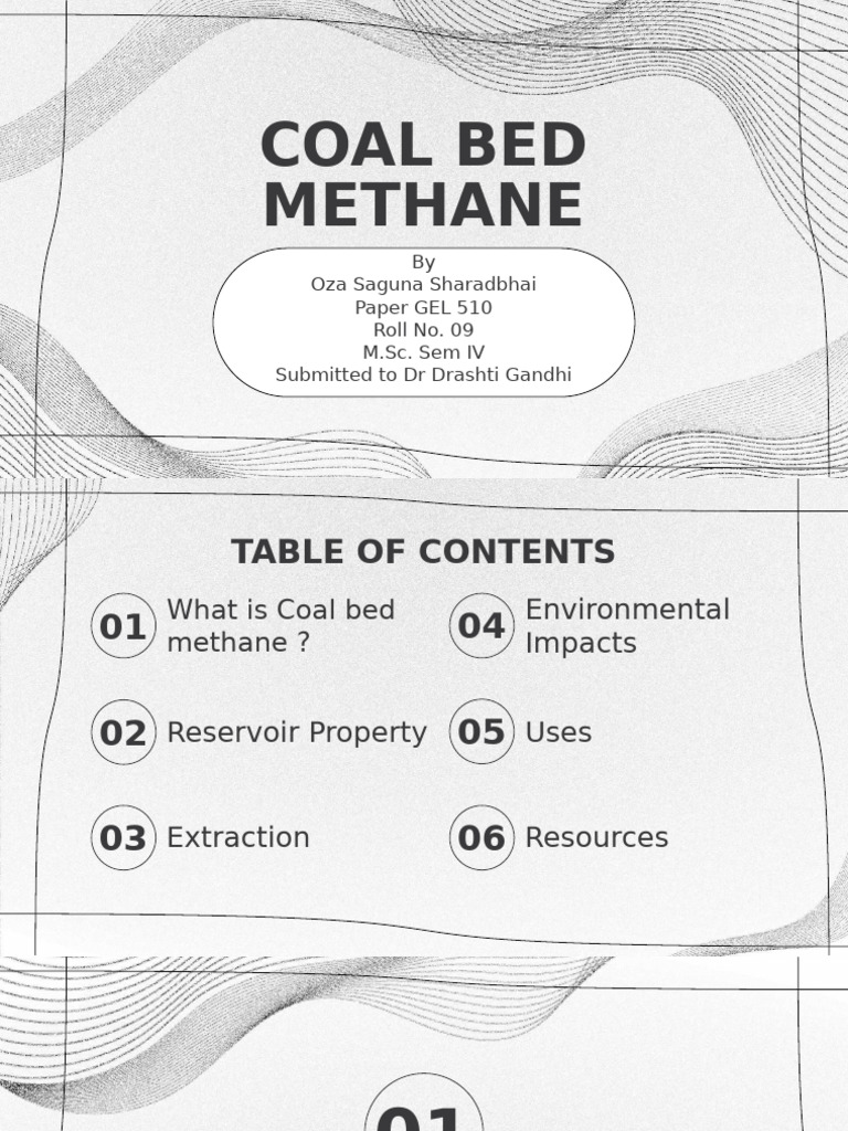 Overview of Coal Bed Methane | PDF | Coalbed Methane | Hydrocarbons