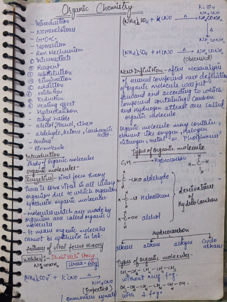 Organic Chemistry Part 1 | PDF