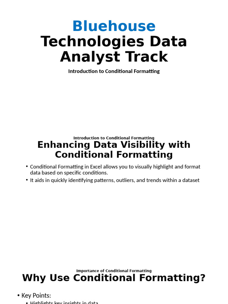 6. Conditional Formatting | PDF | Data | Data Analysis