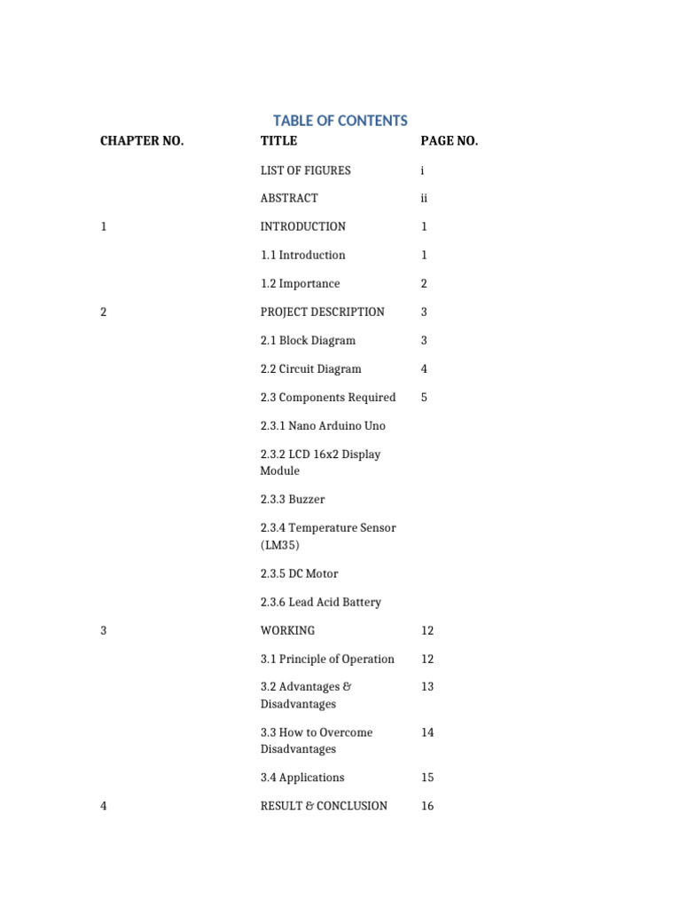 EV BMS Table of Contents | PDF