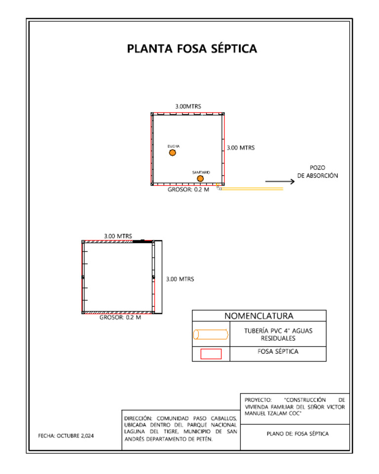 Fosa Septica | PDF