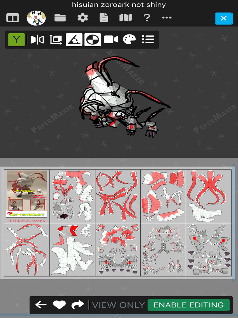 PaperMaker - Online Papercraft Unfolder | PDF