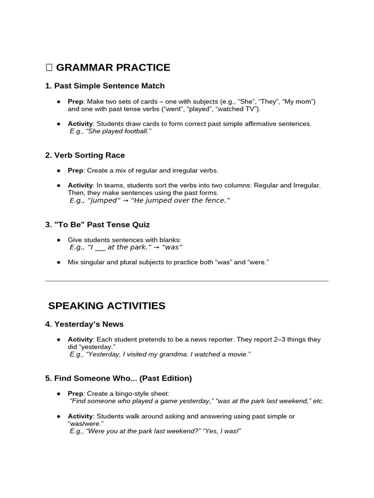 ? Grammar Practice | PDF